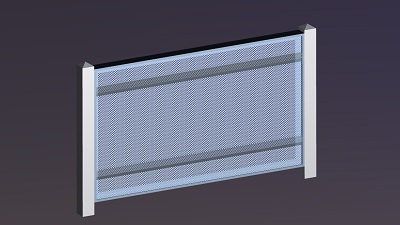 Perforated Metal Railing Systems | Ametco Manufacturing