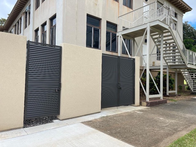 Aluminum Fixed Louver Gates | Ametco Manufacturing